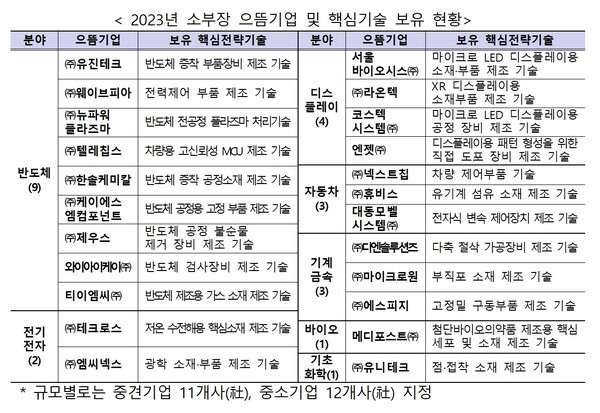산업부, 소부장 으뜸기업 23개사 신규 선정…전용 R&D 등 맞춤형 밀착 지원